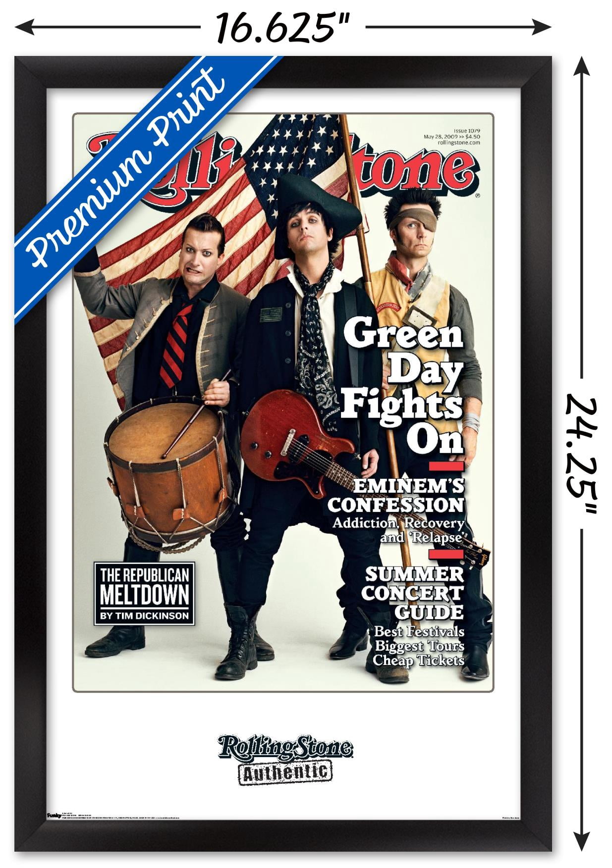 Green Day Rolling Stone Poster