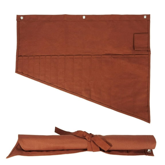 Leather Tool Roll up Bag Wrench Pouch Chisel Tool Kit Tool Wrap ...