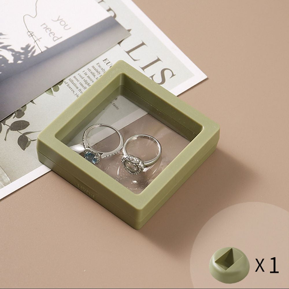 Packaging Ring Necklace Protective PE Film Suspension Displays Case ...