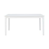Linon Brit Wood Rectangle Dining Table with Glossy Lacquer Coating in ...