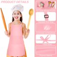 Pink 8 Pack Adjustable Polyester Cooking Aprons with Pockets - Walmart.com