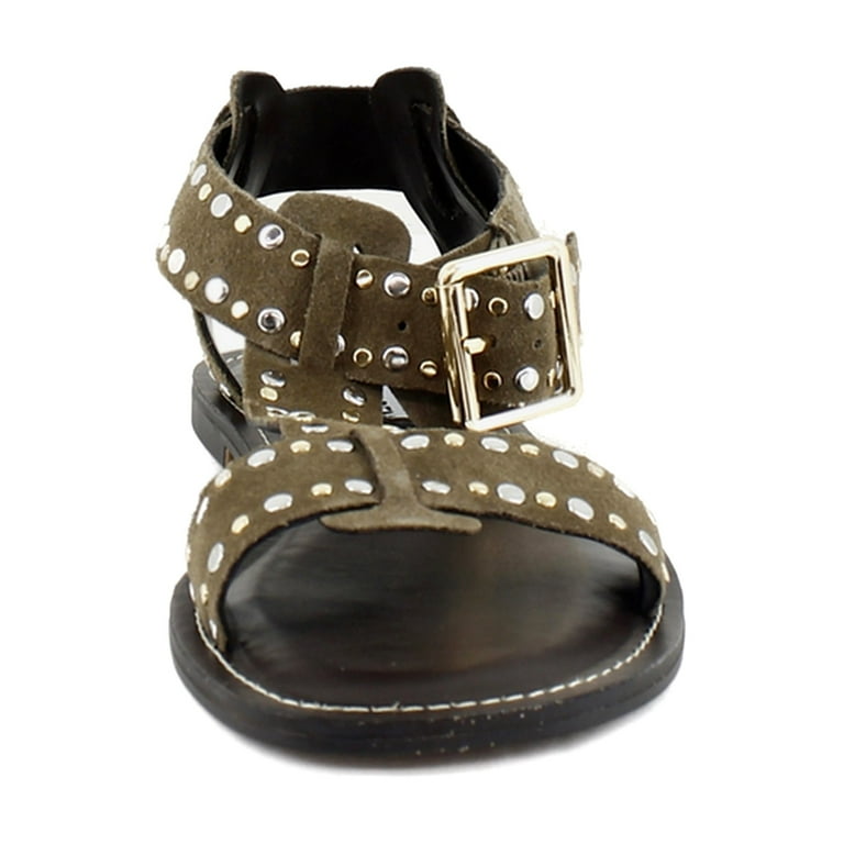 Steve Madden Brazinn Women's Sandals Taupe Suede Size 8.5 M