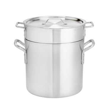 Winco SSDB-12 12 Qt. Master Cook Double Boiler W/ Cover, Stainless ...