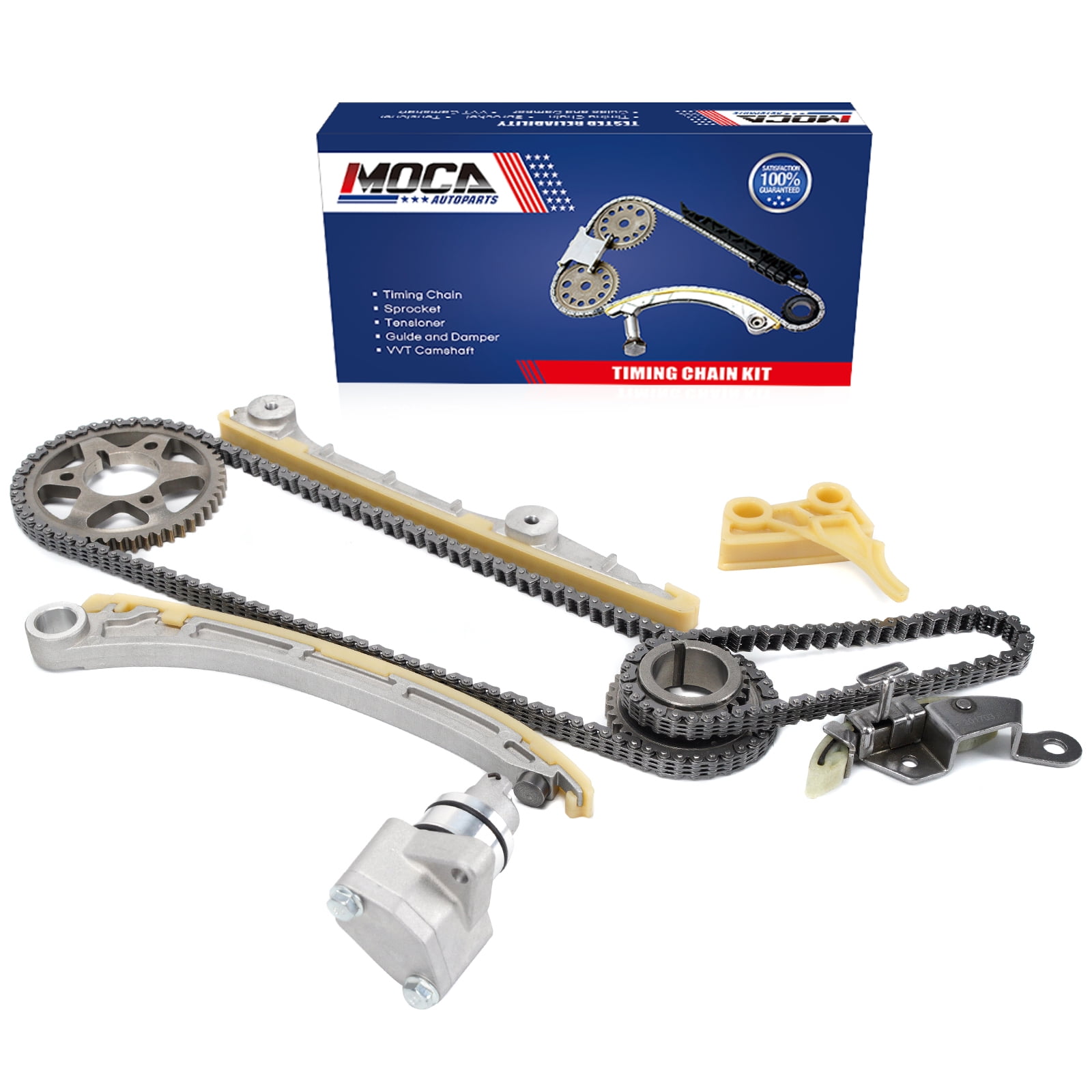 MOCA AUTOPARTS Timing Chain Kit Fit for 00 - 03 Honda S2000 2.0L & 04 ...