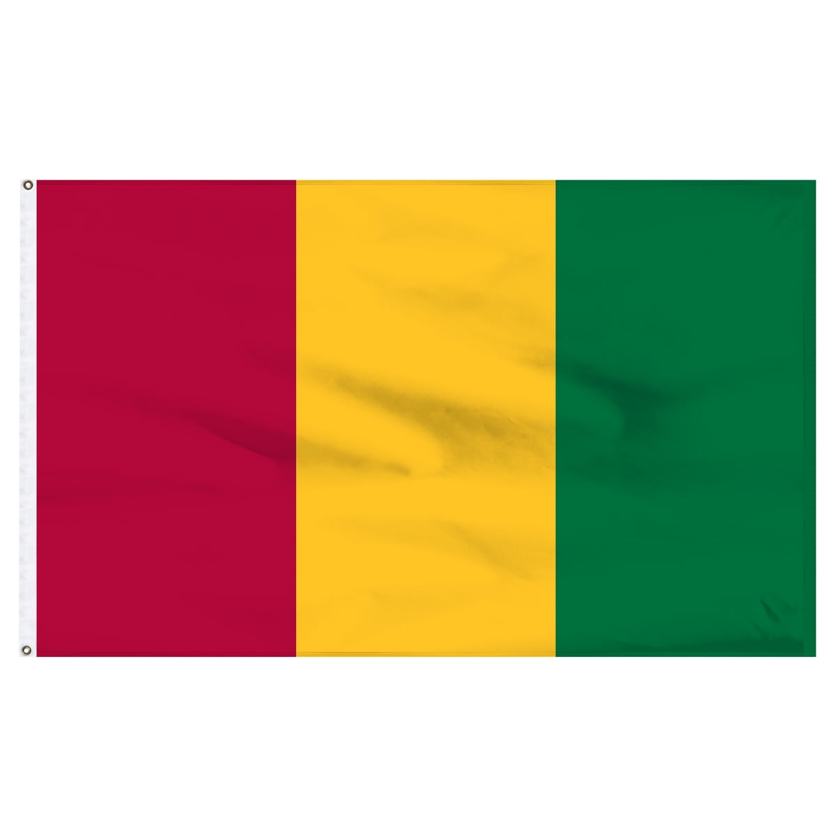 Guinea Flag ( Flag of Guinea ) 3ft x 5ft Nylon - Walmart.com