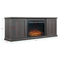 Franklin 60" Fireplace with 2 Doors - Walmart.com