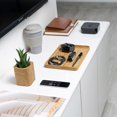 Oakywood Handcrafted Wooden Catchall Tray - Wooden Desk Organiser ...