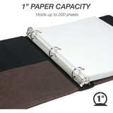 Samsill Vintage Hardback Professional Book Binder Organizer - Walmart.com
