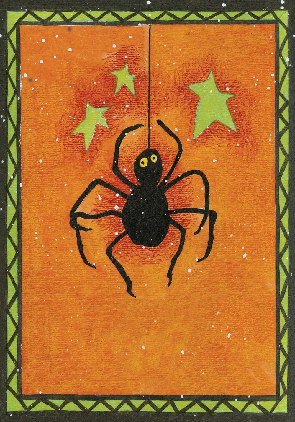 Harvest Spider 12 5 X 18 Inch Decorative Rustic Halloween Orange Spooky