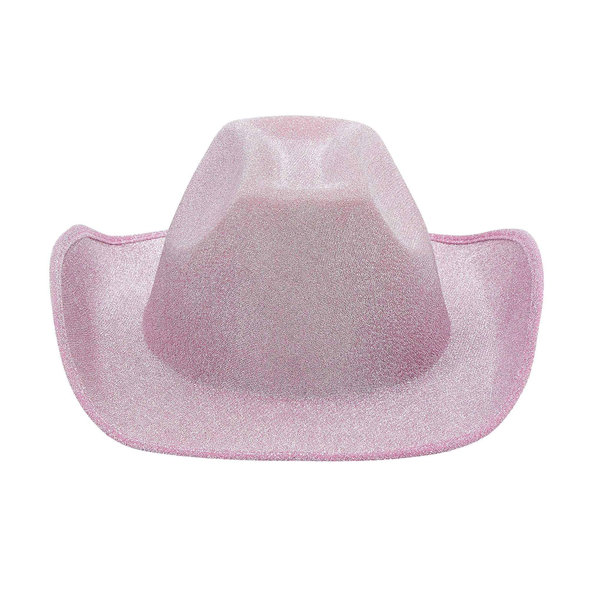 Aunavey Sparkly Glitter Space Cowboy Hat - Fun Metallic Holographic ...