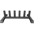 Freestanding Barbell Holder Floor Stand Vertical 6 Bar Rack for 2'' Olympic Bars - Walmart.com