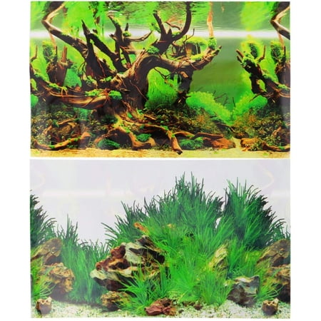 Aquarium Wallpaper Sticker - Double-Sided Adhesive 3D Fish Tank ...