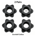 BESTSKY Dumbbell Collars 1 Inch Dumbbell Hex Nut Barbell Collar Clamps ...
