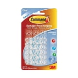 3M Command 17026 Adhesive Hooks Clips Hangs Xmas Fairy Lights 20Ct ...