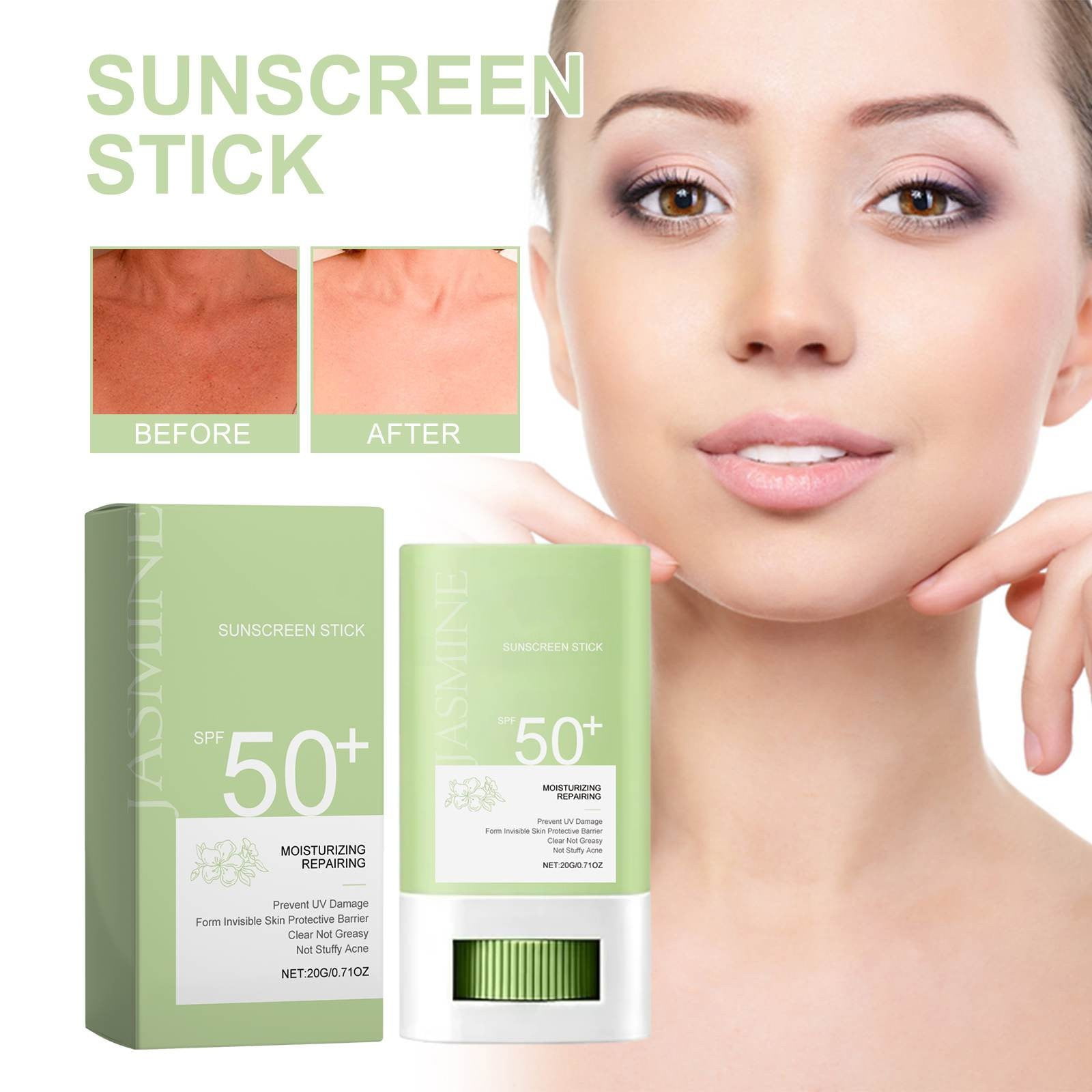 Puntoco Protector solar en barra humectante SPF50 No dejes que el sol ...