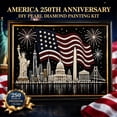 AMERICA 250TH ANNIVERSARY PEARL ART KIT Statue Of Liberty Washington ...