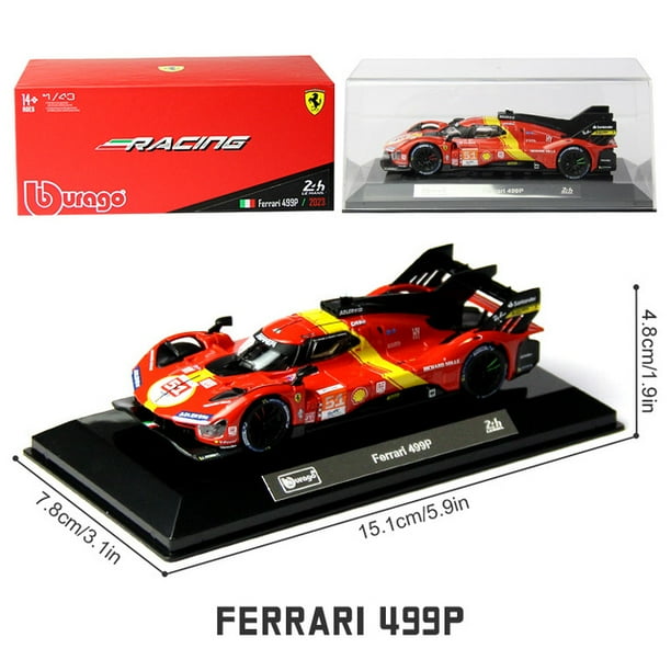Bburago 1 43 Ferrari 499p #51 24H Le Mans Rally Champion Racing Car Diecast Model Vehicle Toy ...