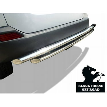 Black Horse Off Road Rear Bumper Guard Stainless Steel Stainless Steel ...