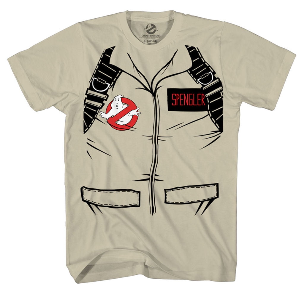 Ghostbuster SPENGLER SHORT SLEEVE Costume T-Shirt With Back Print ...
