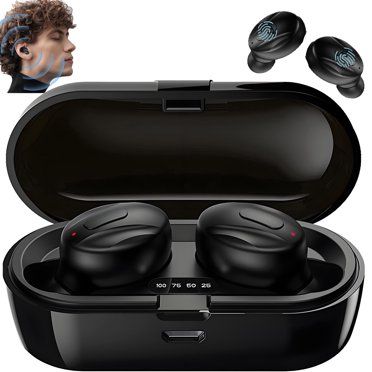 Wireless Earbuds, Bluetooth 5.1, IPX7, 30H Play, USB-C Charge, Mic, TWS ...