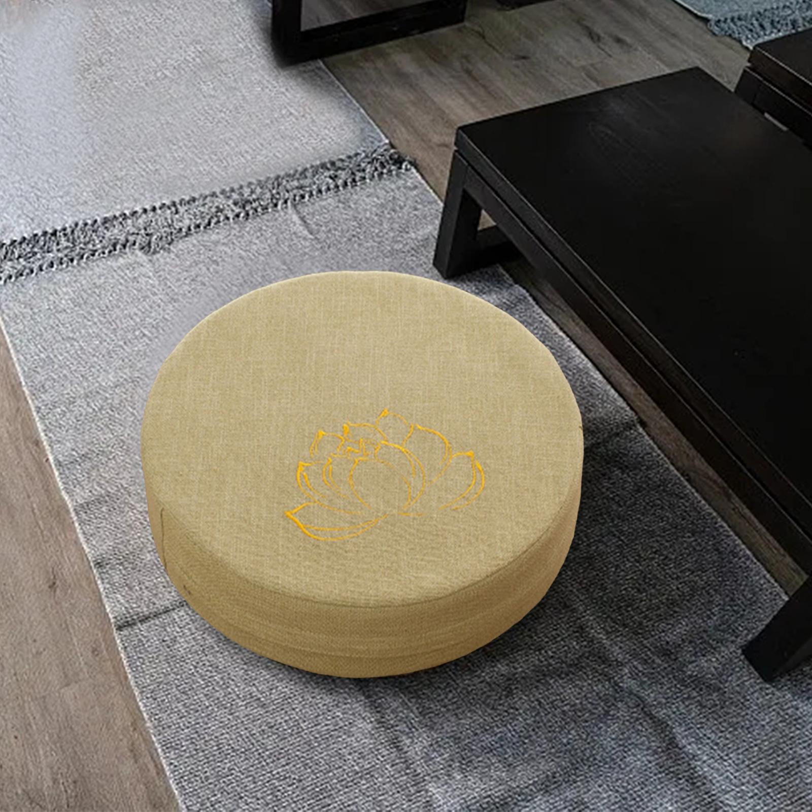 Cojín de meditación Cola Cojín de piso de tatami japonés Cómodo para piso Verde 10cm | Walmart ...