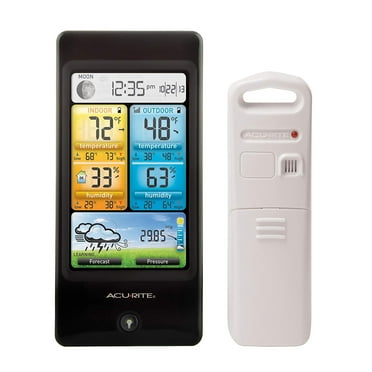 AcuRite Home Weather Station with Vertical Color Display, Wireless ...