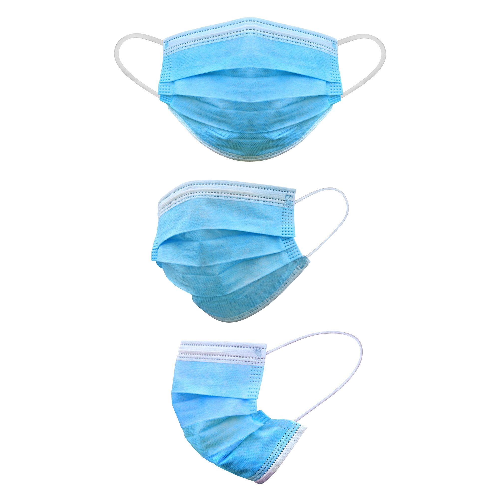 50 PCS Surgical / Procedural / Dental Style Face Mask Non Medical ...