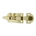 Bulldog Hardware 3 in. Safety Barrel Bolt, Brass Plated - Walmart.com