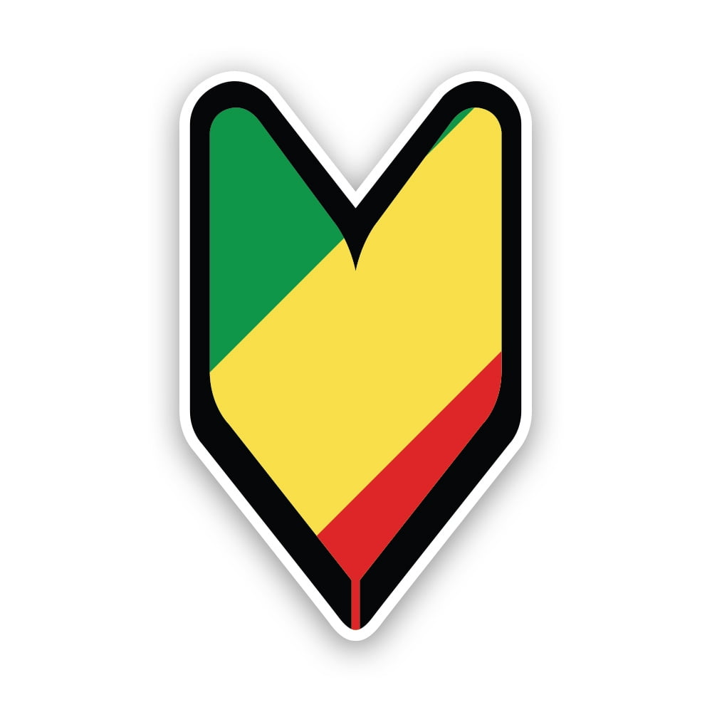 Congolese Driver Badge Sticker Decal - Self Adhesive Vinyl ...