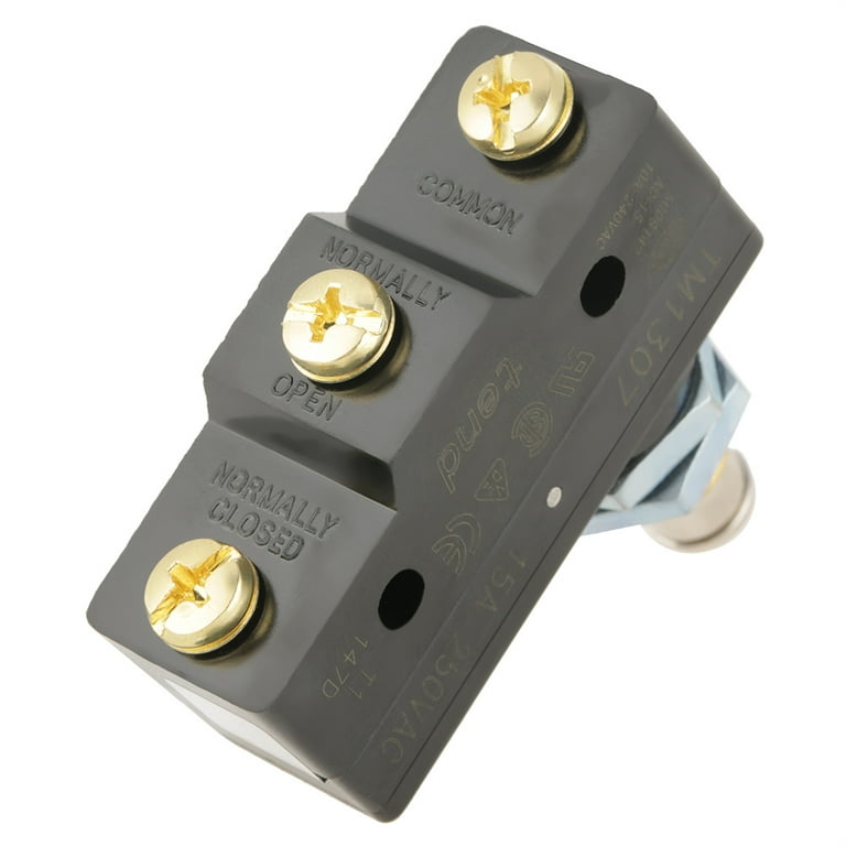 Panel Mount Plunger Actuator D4MC 5020 Limit Switch, Roller Plunger