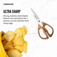 5221282 universal scissors, hickory wood handle 8.2x3.5x0.5 inches ...