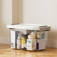 Clear Storage Latch Box/Bin,Storage Organizer Box with Handle and Lids ...