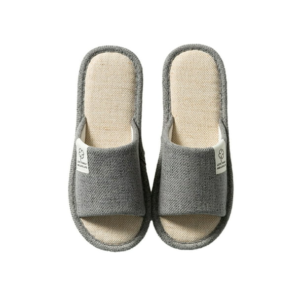 UKAP Womens House Slippers Slip On Home Slipper Flat Slides Indoor ...