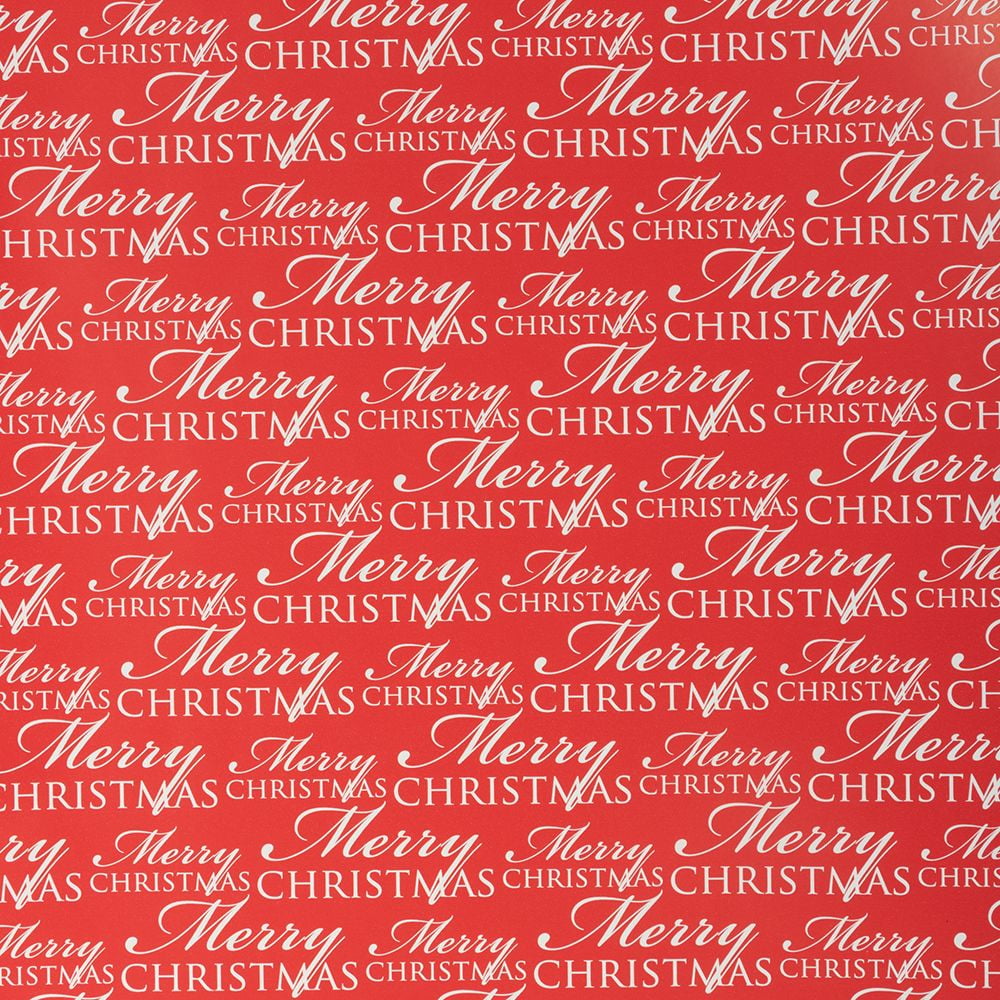 Red Christmas Wrapping Paper Background