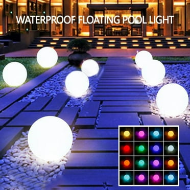 Willstar LED Glowing Beach Ball Light with Remote Outdoor Pool Party 16 ...