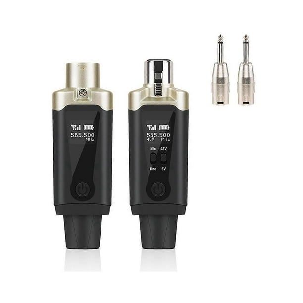 Wireless Microphone Transmitter Receiver System for Condenser 5V ...