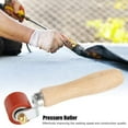 Hand Pressure Roller, 28mm Silicone Roller Rolle for PVC//EPDM Roofing ...