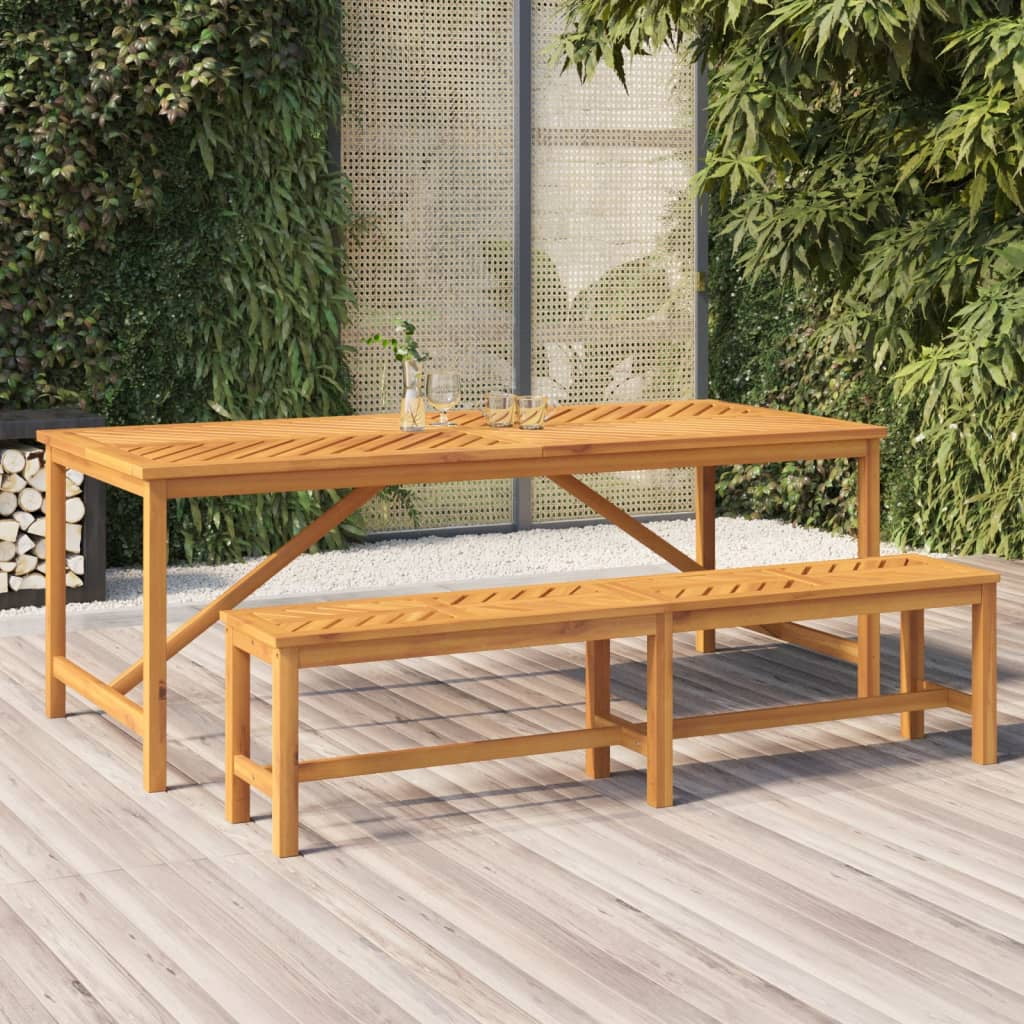 Click here for Vidaxl Garden Dining Table 200x90x74 Cm Solid Wood... prices