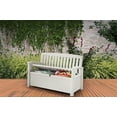 Keter Storage Bench 60 Gallon Deck Box Outdoor Furniture Seating ...