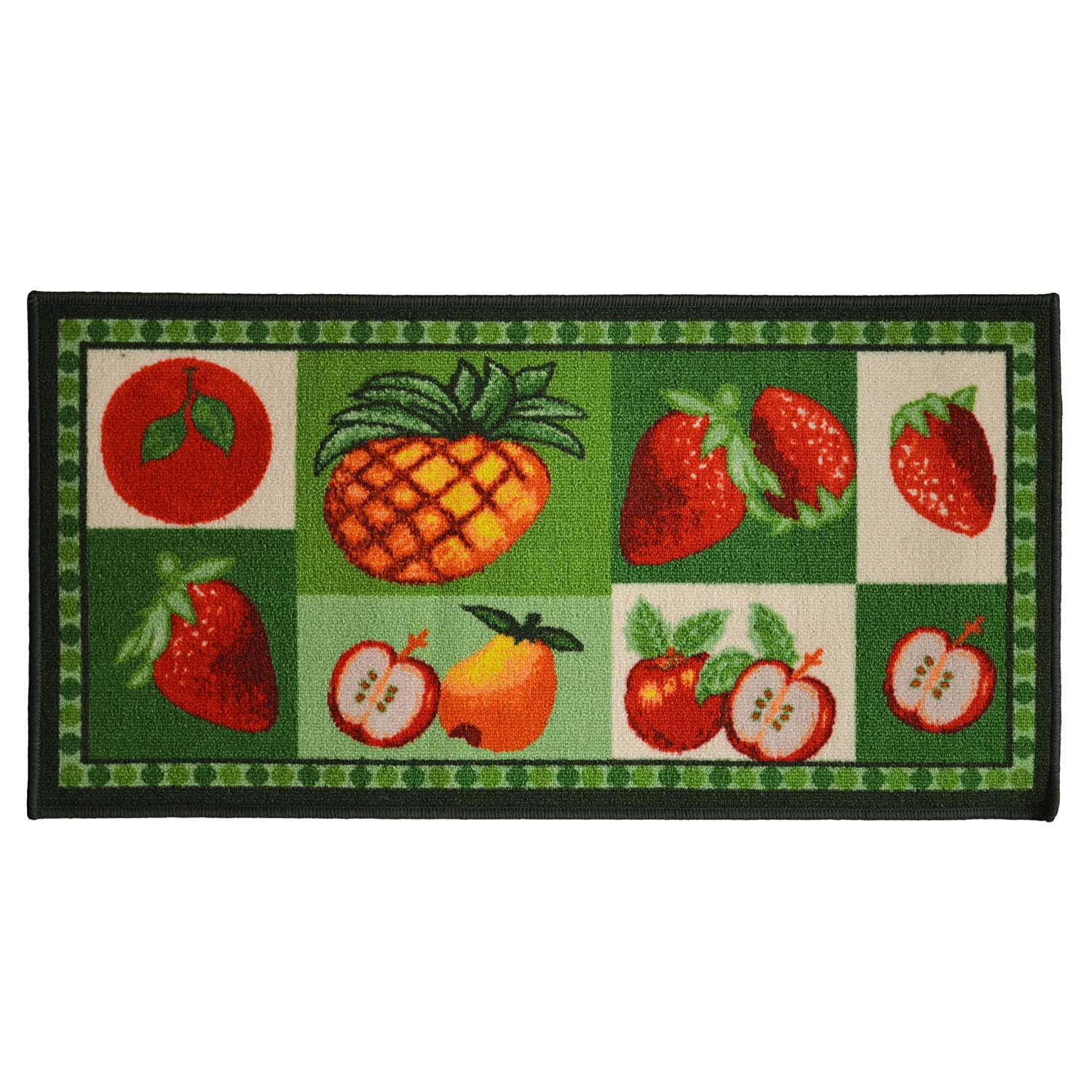 Kashi Home Kitchen Rug, Printed Area Rug, Durable Floor, Door Mat ...