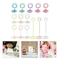 10Pcs Place Card Holders Wire Table Number Holders Picture Stand Memos ...
