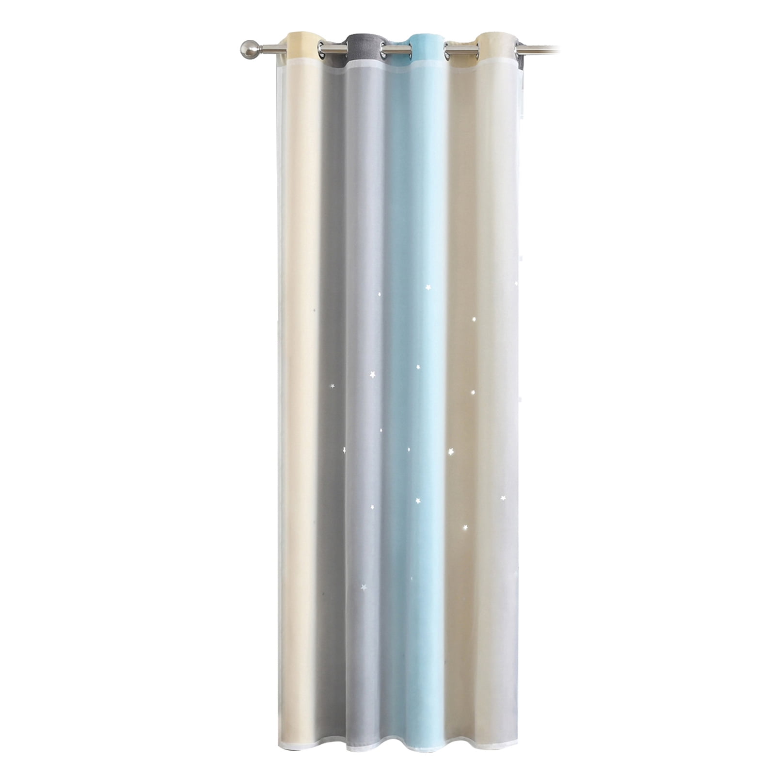 Click here for Tfixol 1pc Curtain Simple Gradient Hollow-Out Star... prices