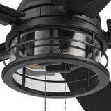 Better Homes & Gardens 52" Black Industrial Indoor/Outdoor Ceiling Fan ...