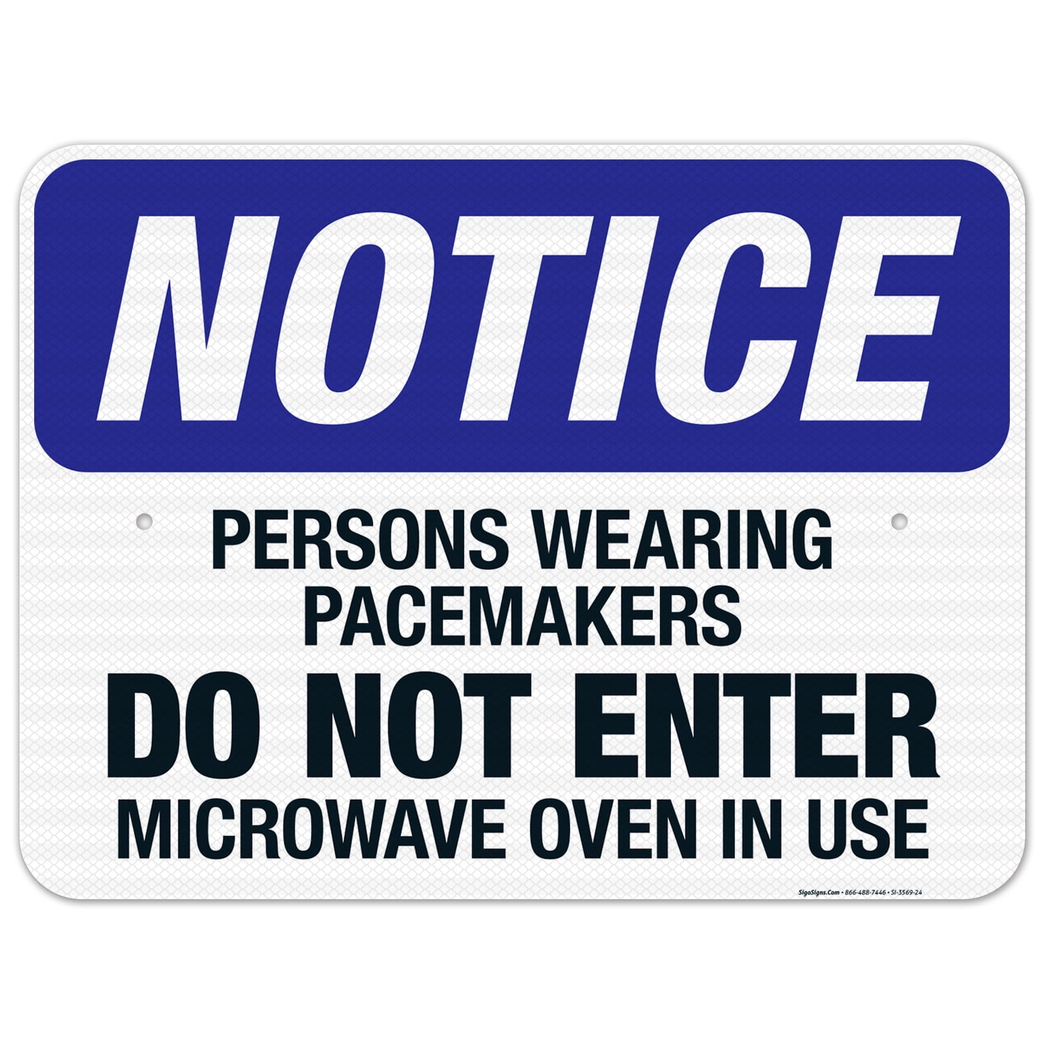 Persons Wearing Pacemakers Do not Enter Microwave Oven In Use Sign ...
