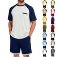 BRANROY Mens Pajamas Set Breathable Summer - Pajamas for Men Soft ...
