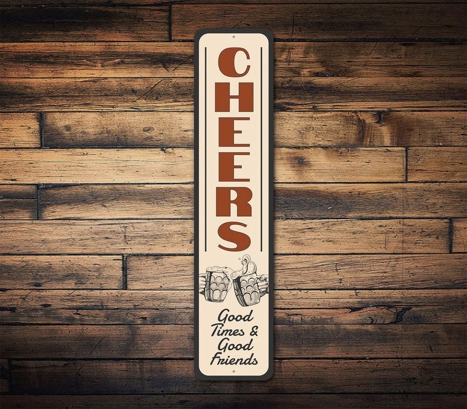 Letrero de buenos tiempos, buenos amigos, decoración de bar, letrero ...