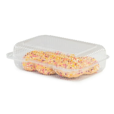 Detroit Forming LBH-944 Clear OPS Plastic Hinged Locking Food Container ...