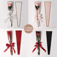 50Pcs Single Rose Sleeves Flower Wrapping Bag Bouquet Packaging Bags ...