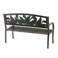 Evergreen Metal Fern Bench Tubular Steel, Multicolor - Walmart.com