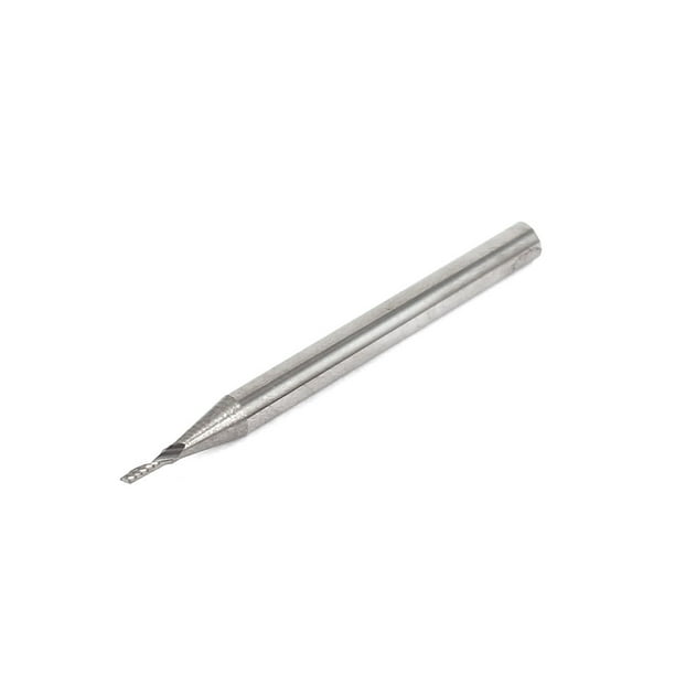 1/8" Shank 1mm x 3mm Carbide Single Flute Spiral End Mill CNC Router ...